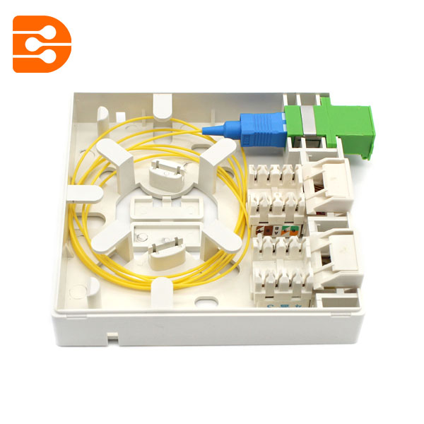 SC & LC + RJ45 Fiber Optic Hybrid Socket from China manufacturer ...