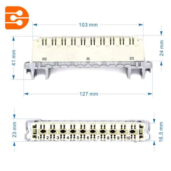 KRONE HIGHBAND 10-Pair Disconnection Module from China manufacturer ...