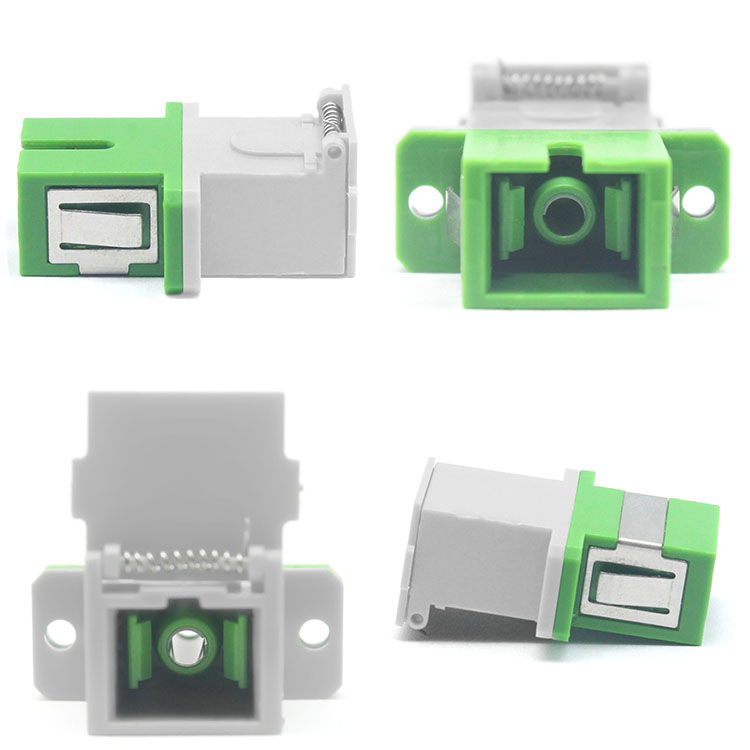 SC Adapter with Filp Auto Shutter and Flange from China manufacturer - DOWELL INDUSTRY