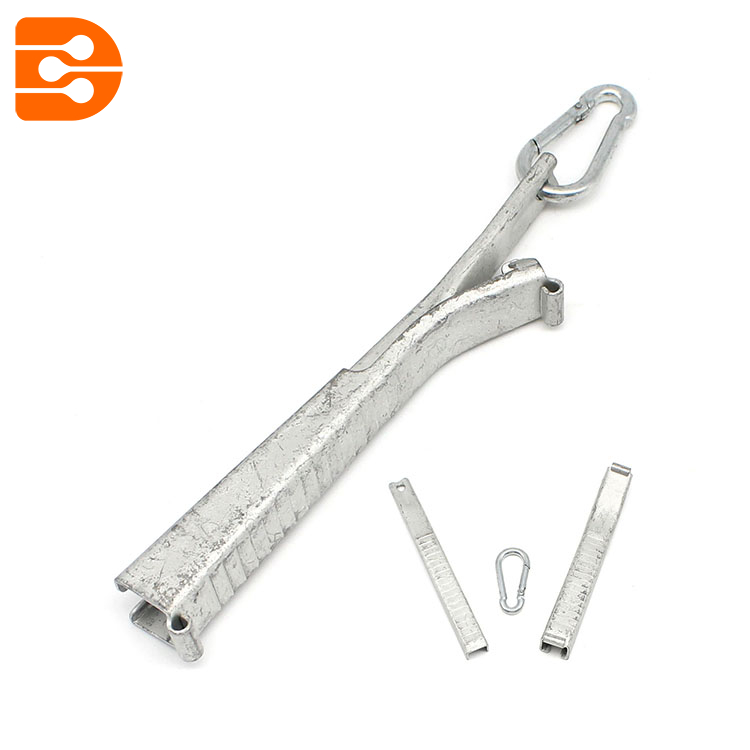 FTTH Steel Drop Cable Clamp with Hook from China manufacturer - DOWELL ...