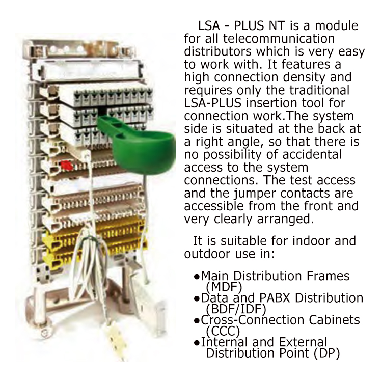 10-Pair LSA-PLUS NT Module from China manufacturer - DOWELL INDUSTRY